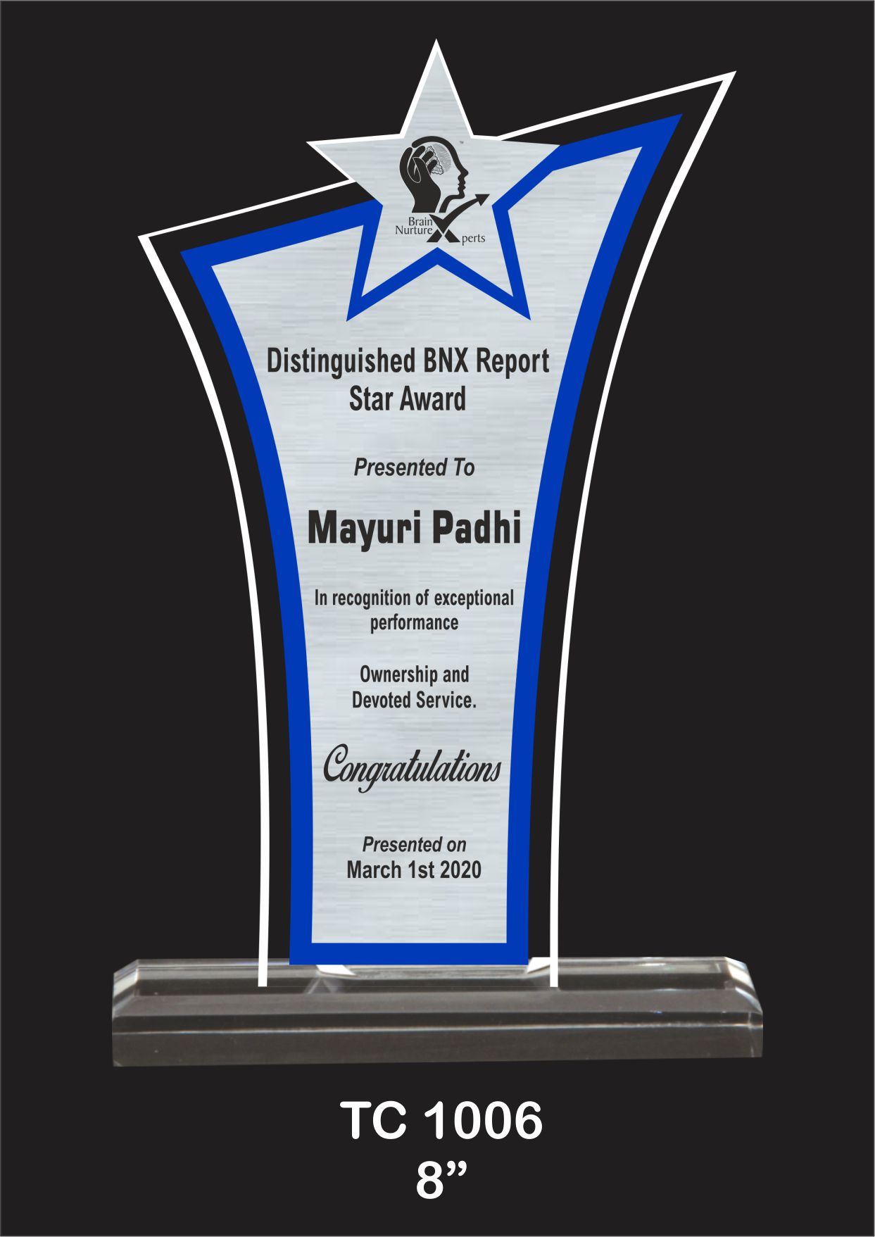 Acrylic Trophy Maker,trophies & Awards manufacturers Shop in Delhi NCR ...