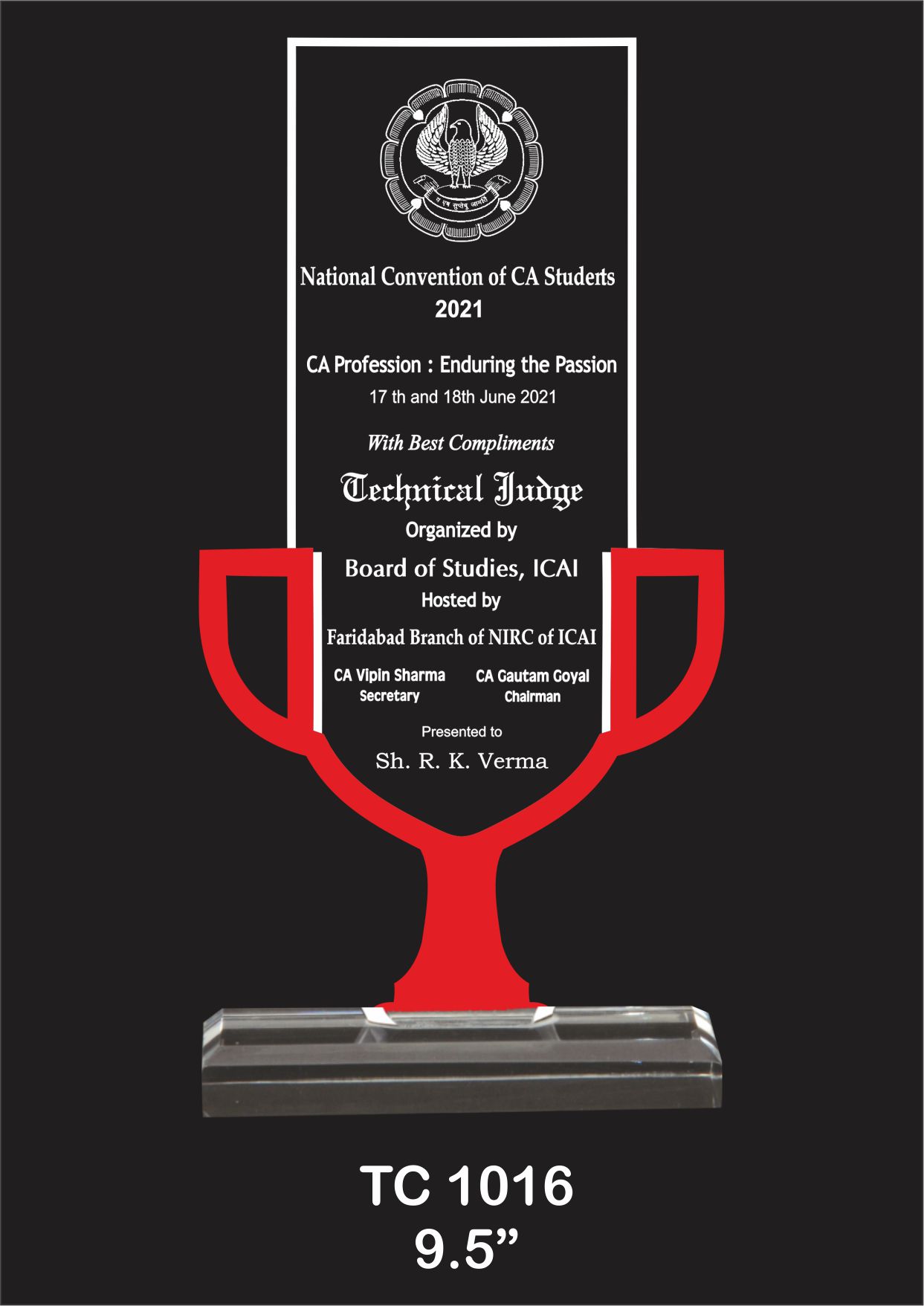 Acrylic Trophy Maker,trophies & Awards manufacturers Shop in Delhi NCR ...
