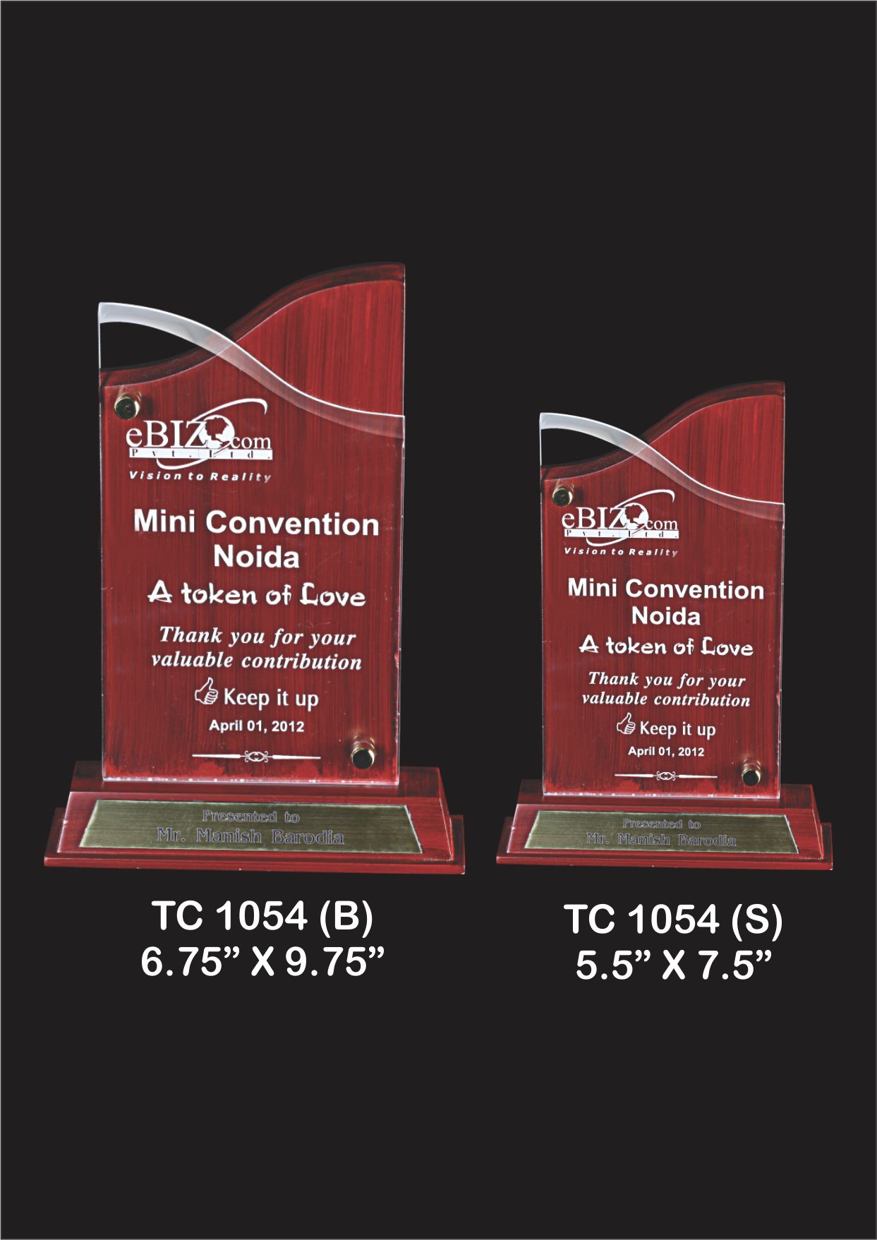 Acrylic Trophy Maker,trophies & Awards manufacturers Shop in Delhi NCR ...