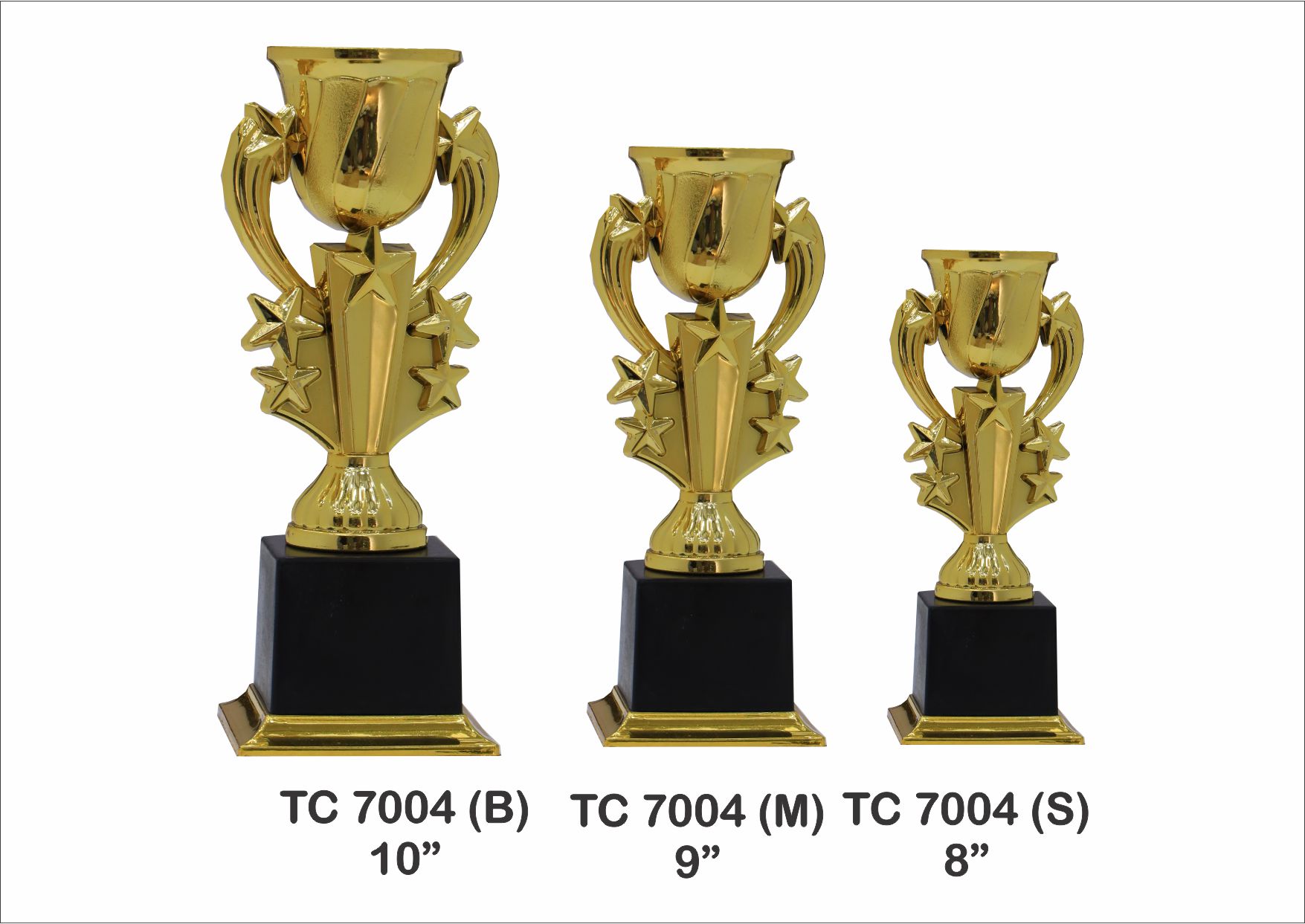 Flag Trophies & Awards Black Base