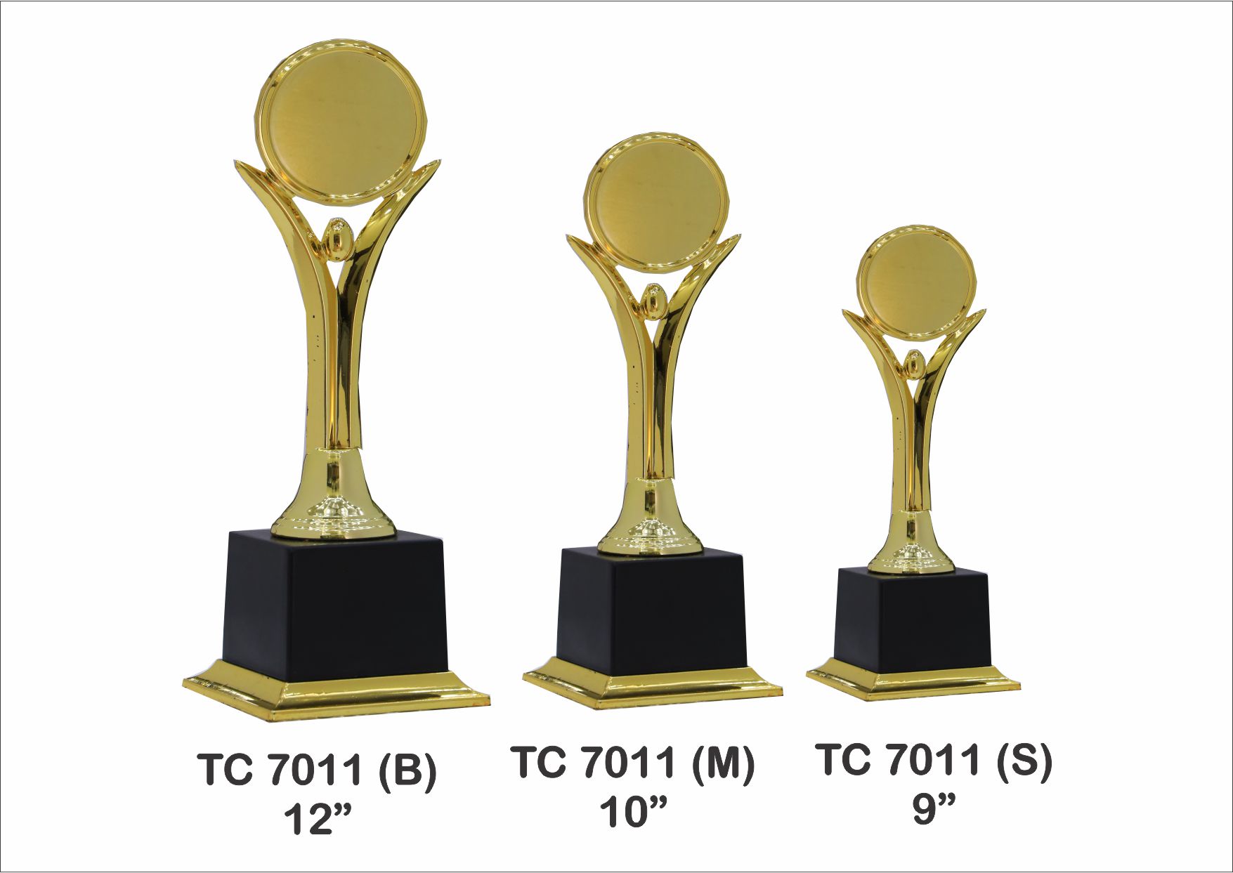 Flag Trophies & Awards Black Base